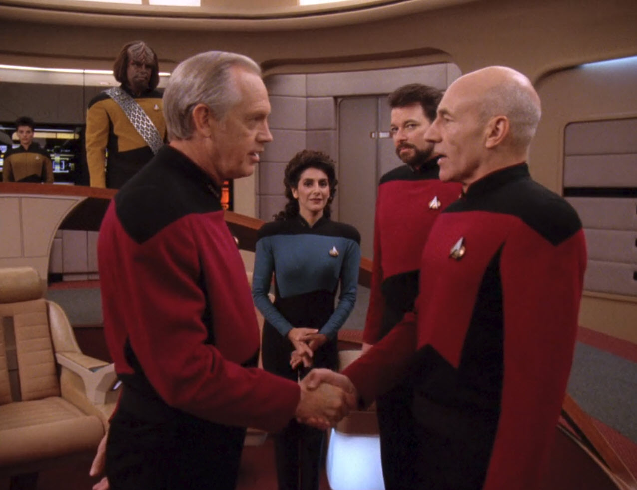 Retro TV Review: Star Trek TNG SSN 6 Episode Eleven: Chain of Command ...